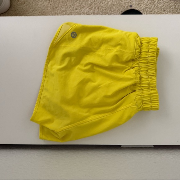 lululemon athletica | Shorts | Bright Yellow Lulu Shorts | Poshmark